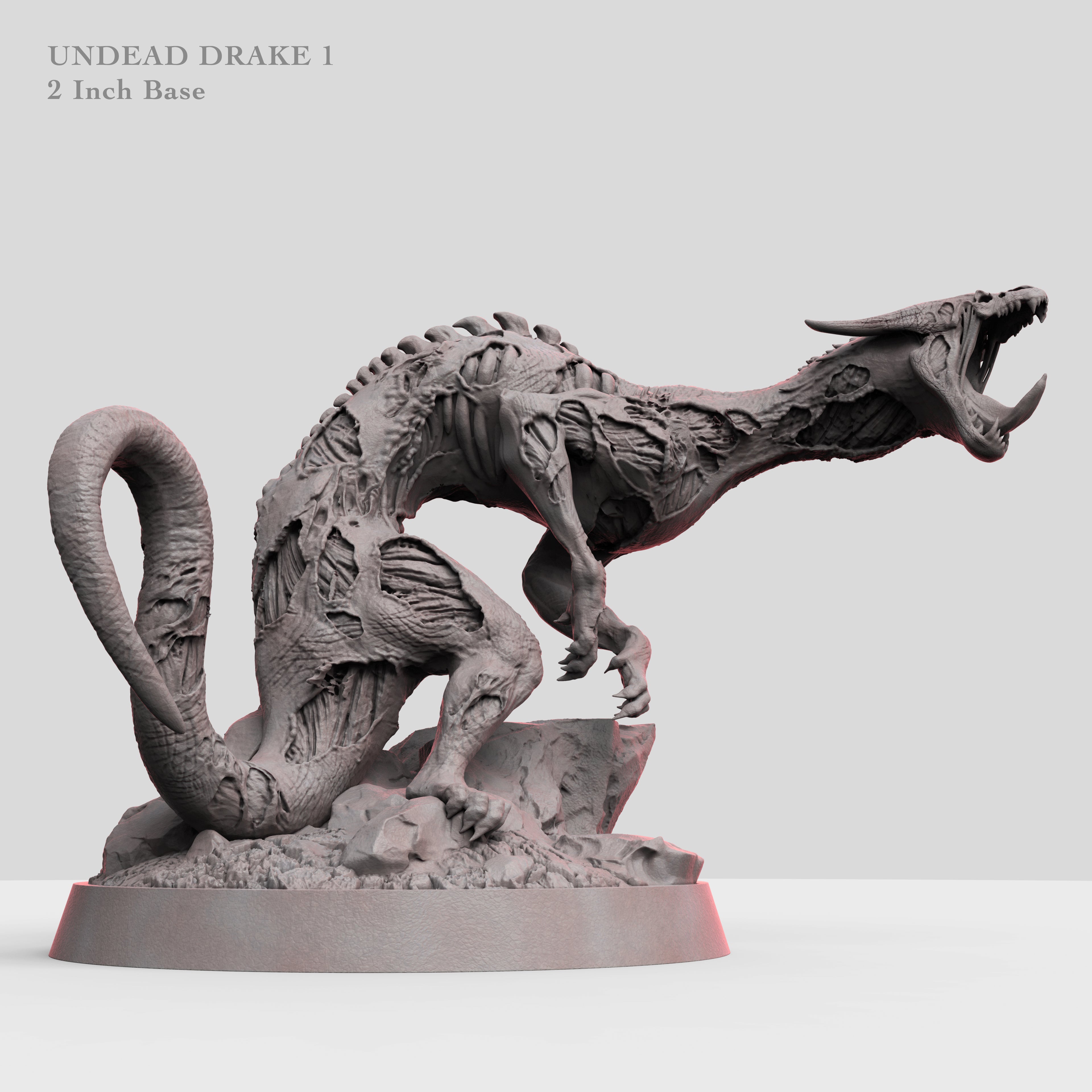Undead Drakes: 3D Printed Tabletop Model – KitBashBox